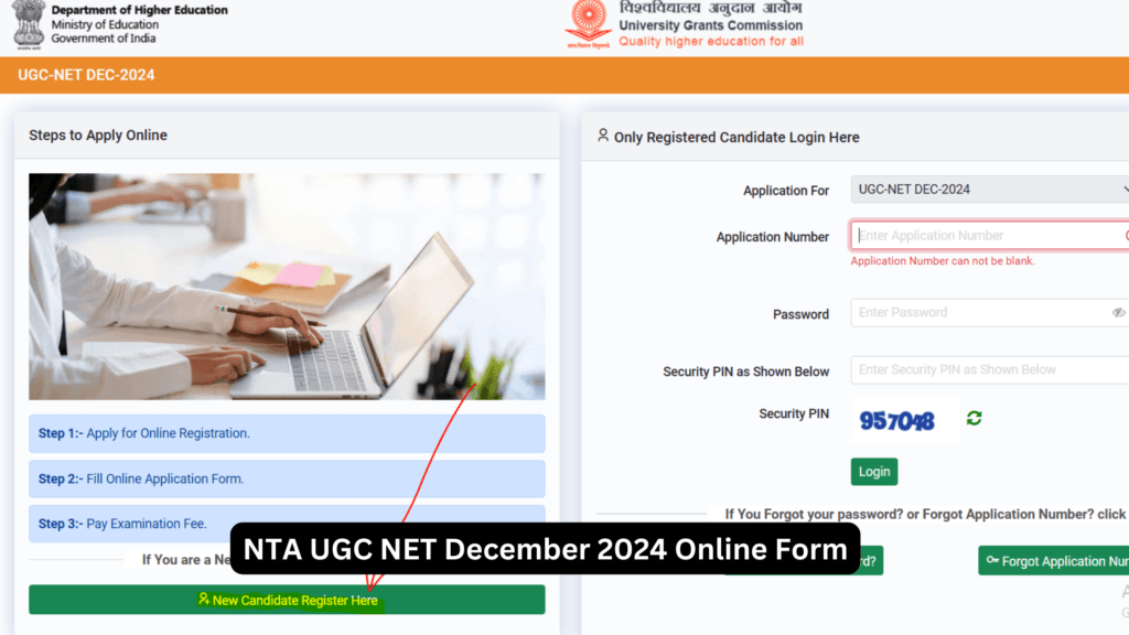 NTA UGC NET December 2024 Online Form [OUT]: Apply Now @ugcnet.nta.ac.in
